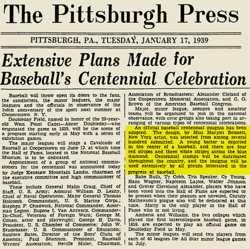 In 1939, Every MLB Team Wore This Logo — Todd Radom Design