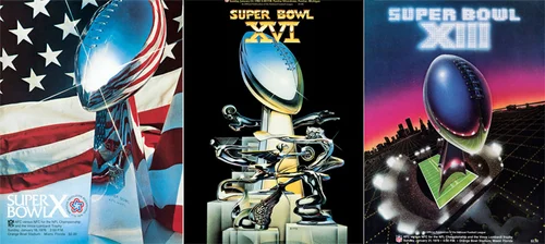 Super Bowl Artwork Ascendant—the Golden Era of Selling the Big Game ...
