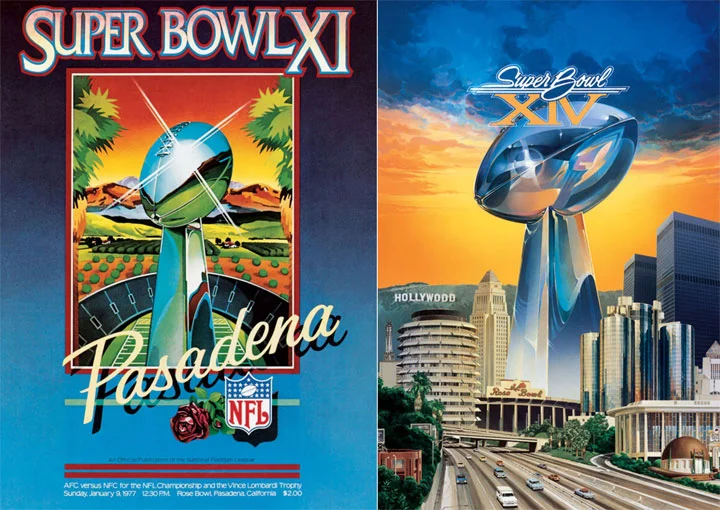 Super Bowl Artwork Ascendant—the Golden Era of Selling the Big Game ...