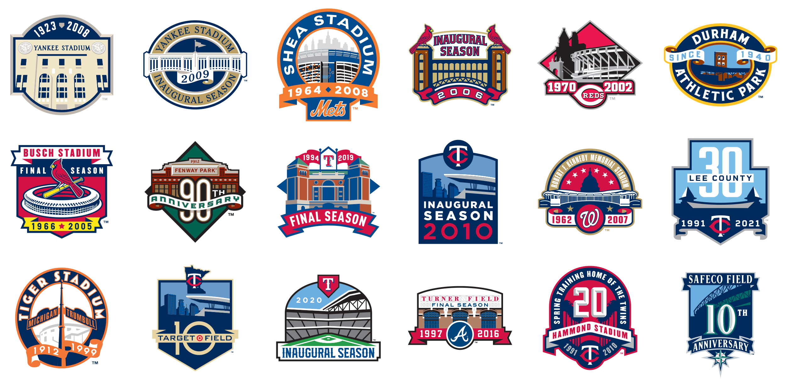 Stadium Logos — Todd Radom Design