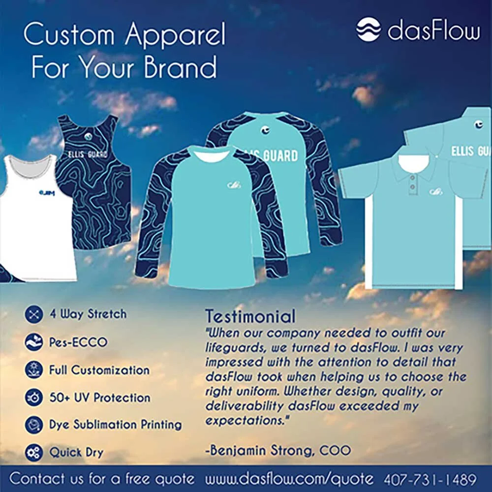 dasFlow | Hight Quality USA-Made Custom Sublimated T Shirts