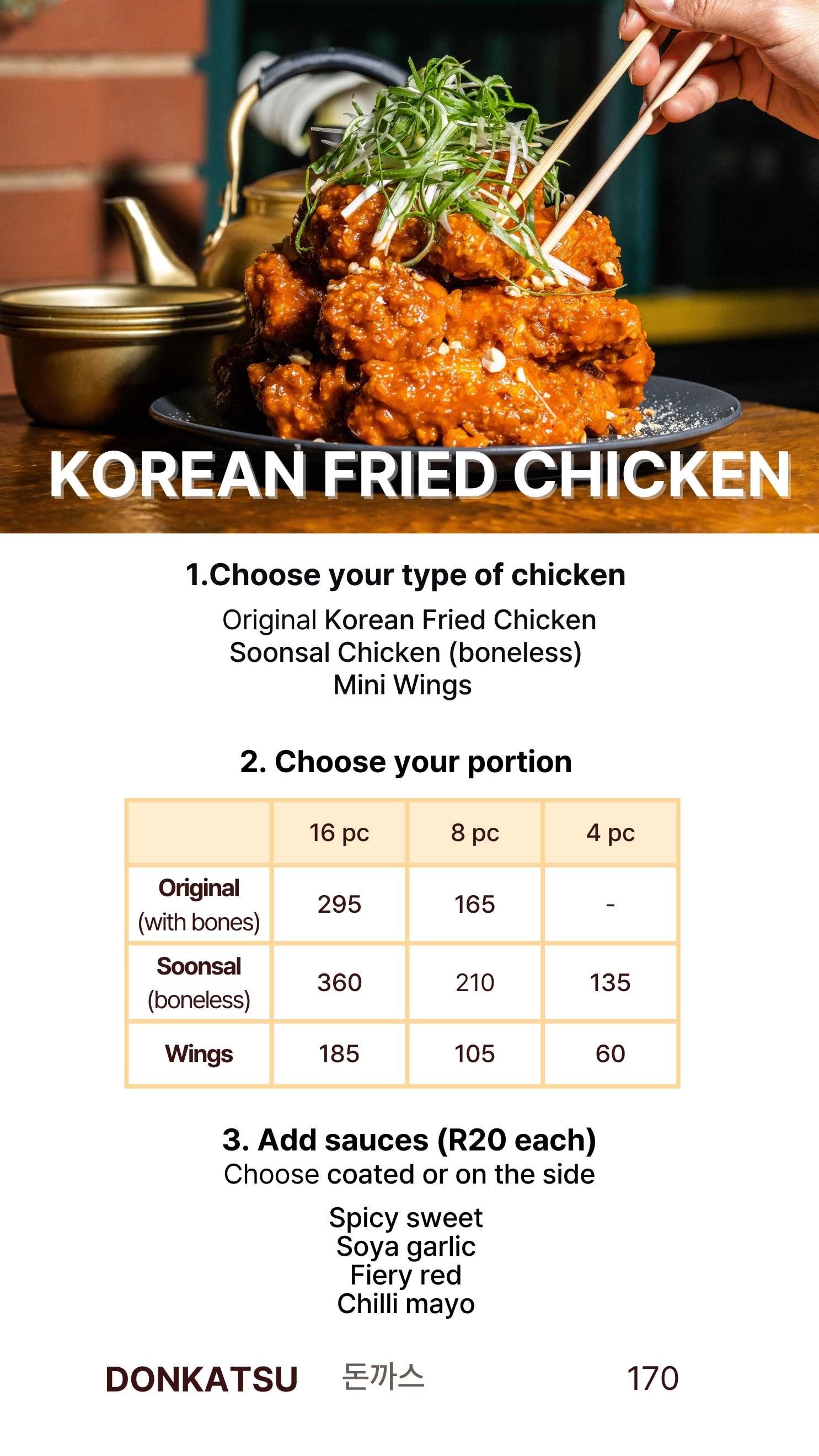 Menu — Banchan Korean Eatery
