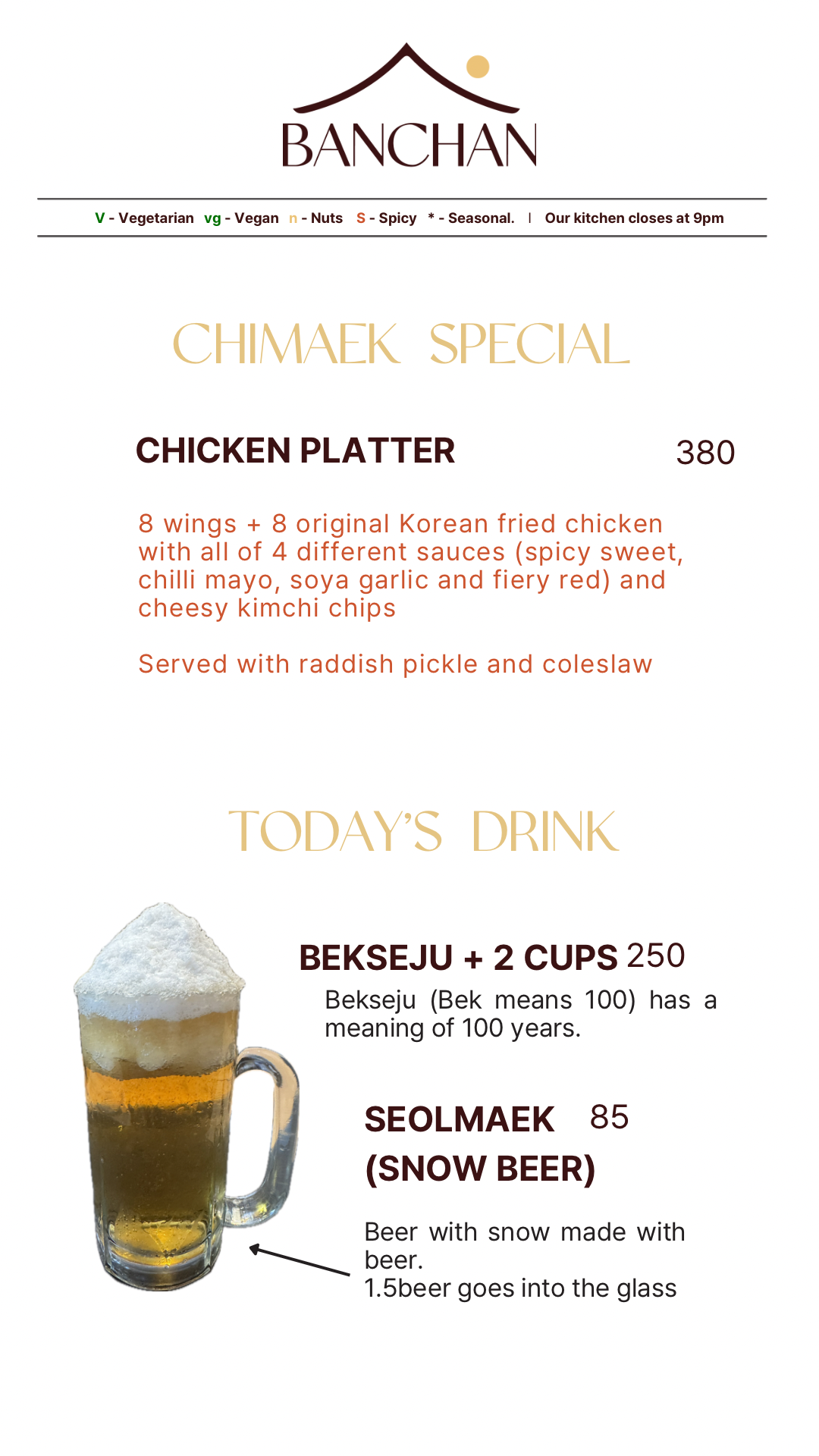 Menu — Banchan Korean Eatery