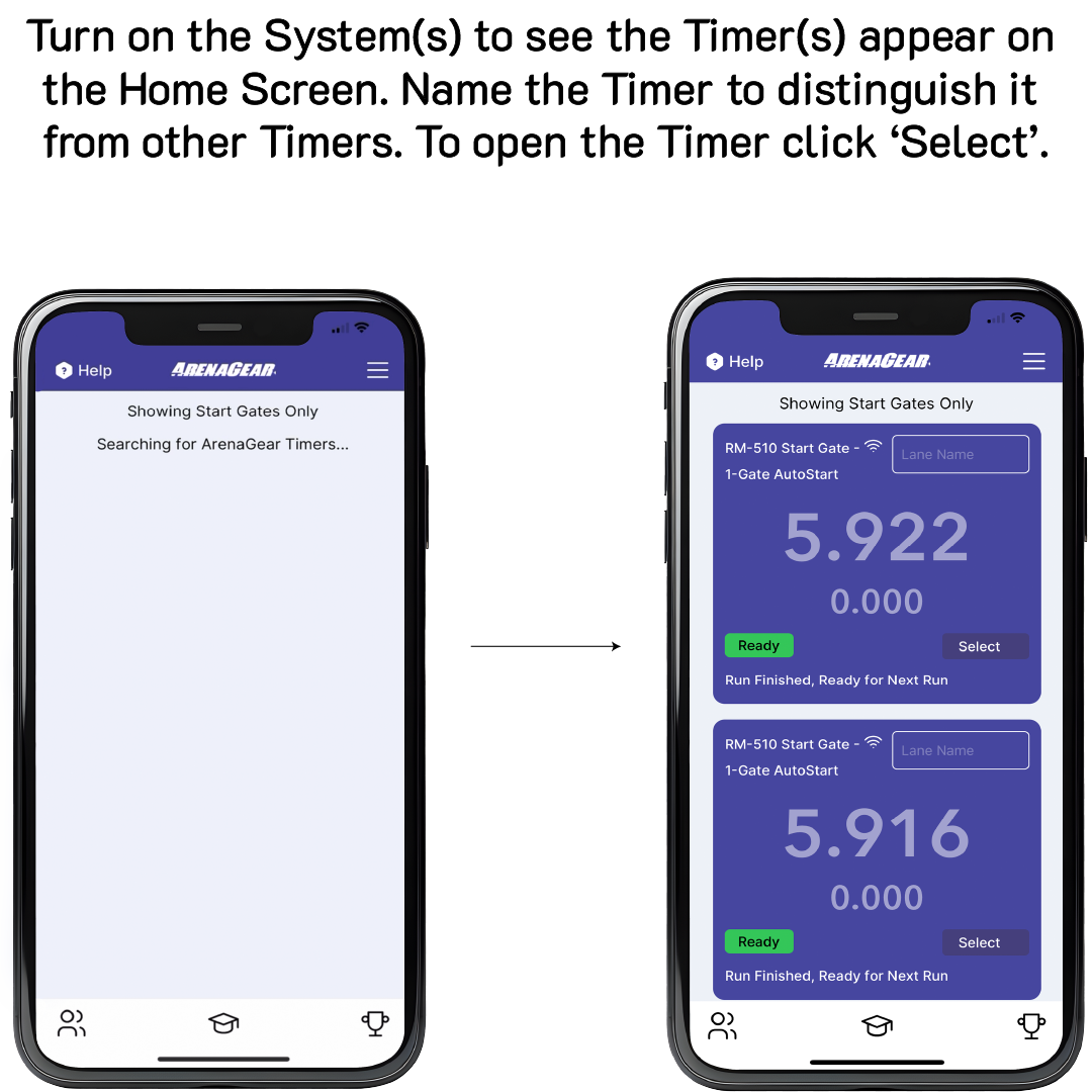 App Manual draft — ArenaGear Sports Timers