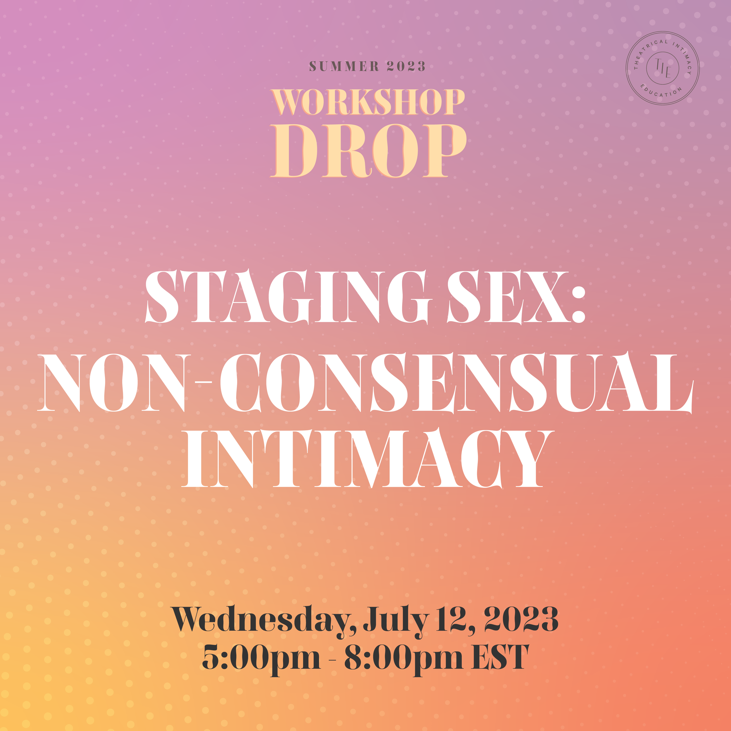 Workshops — Theatrical Intimacy Education