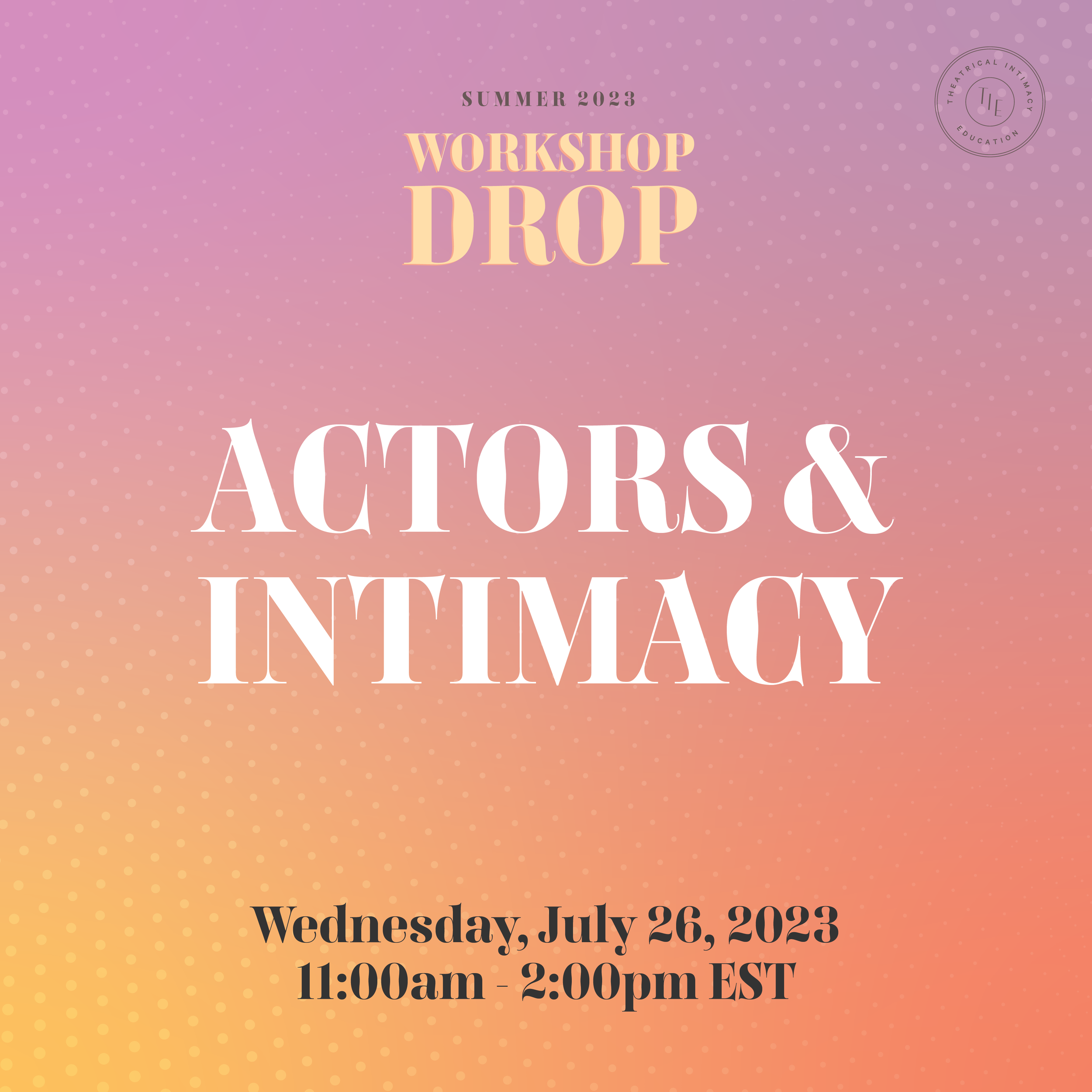 Workshops — Theatrical Intimacy Education
