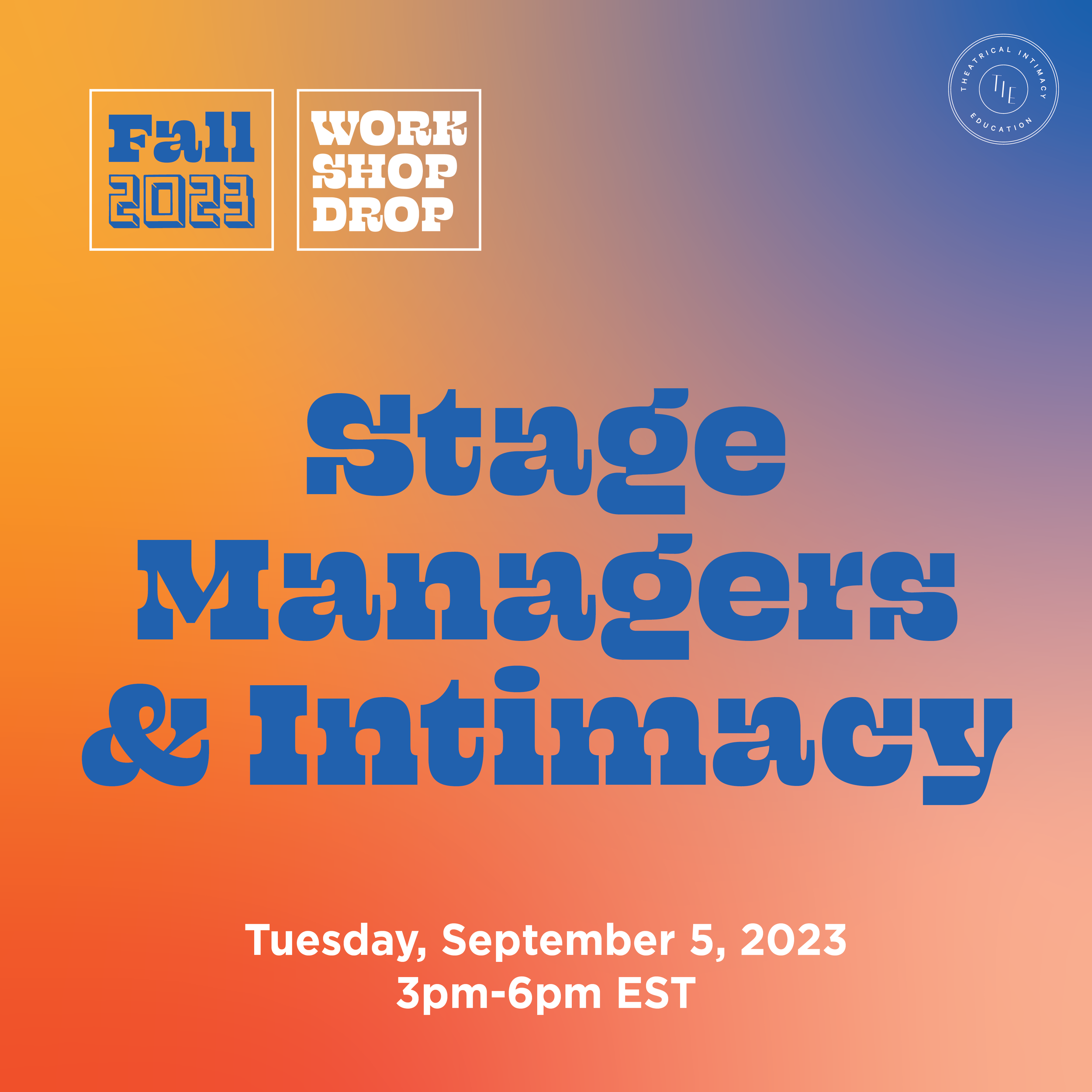 Workshops — Theatrical Intimacy Education
