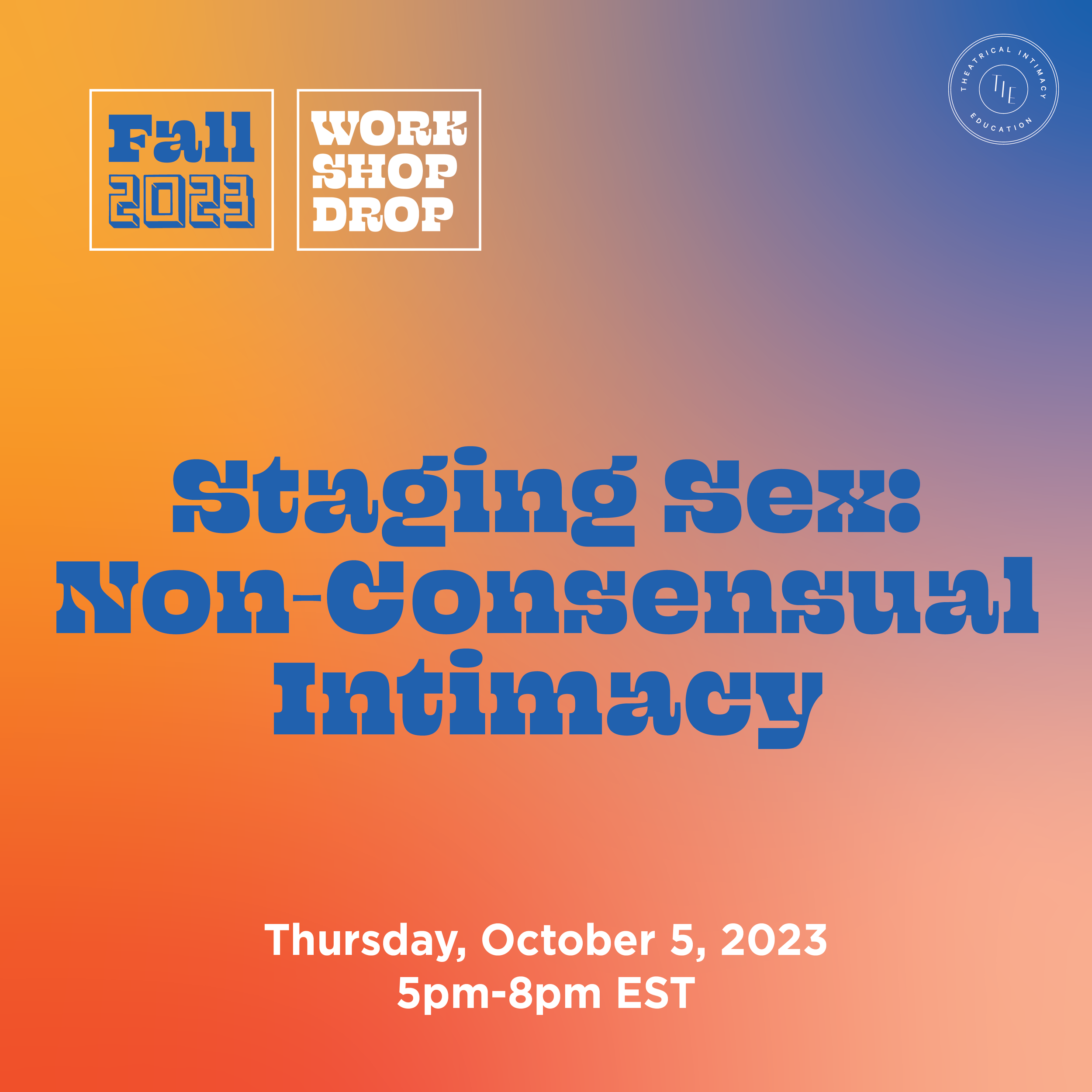 Workshops — Theatrical Intimacy Education