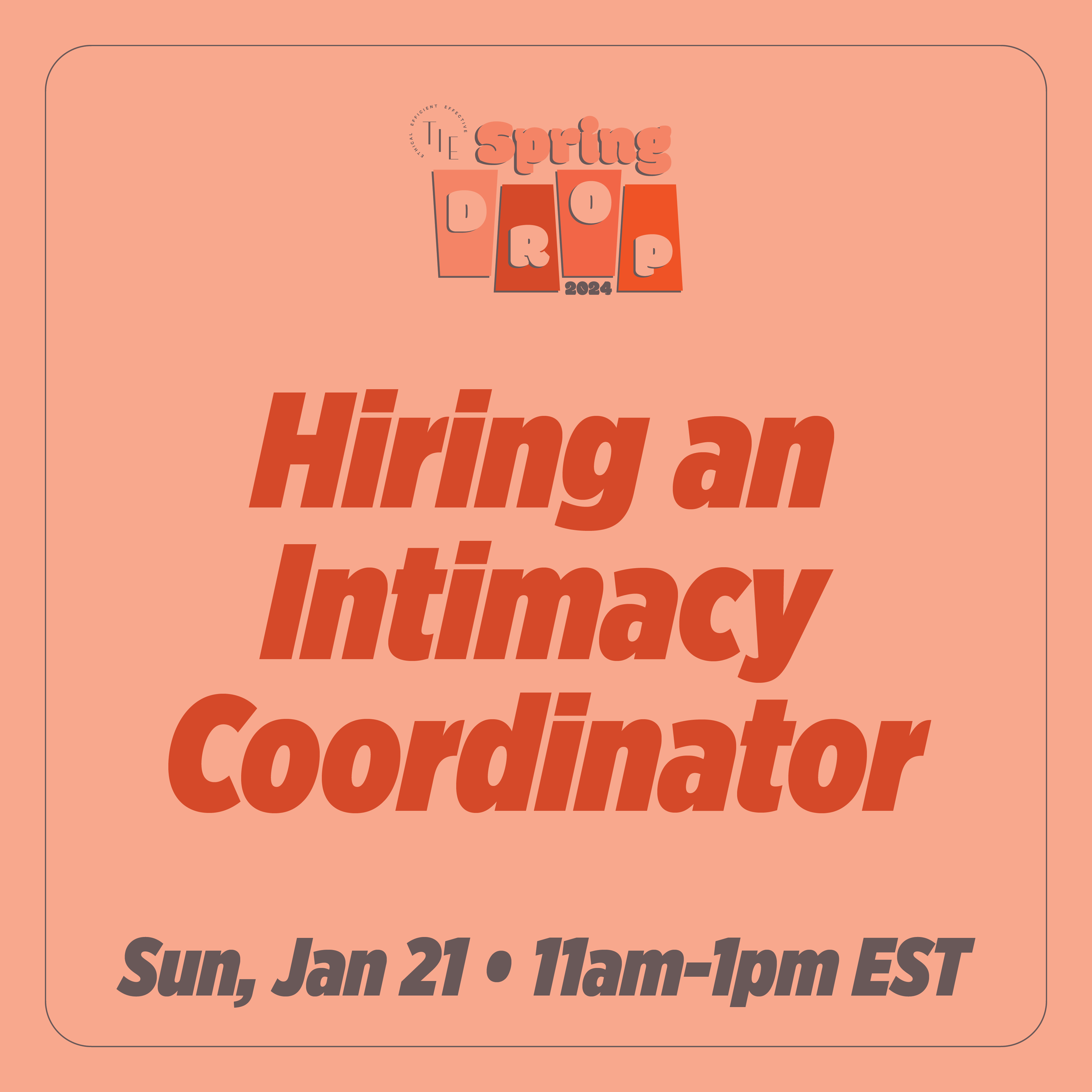 Workshops — Theatrical Intimacy Education