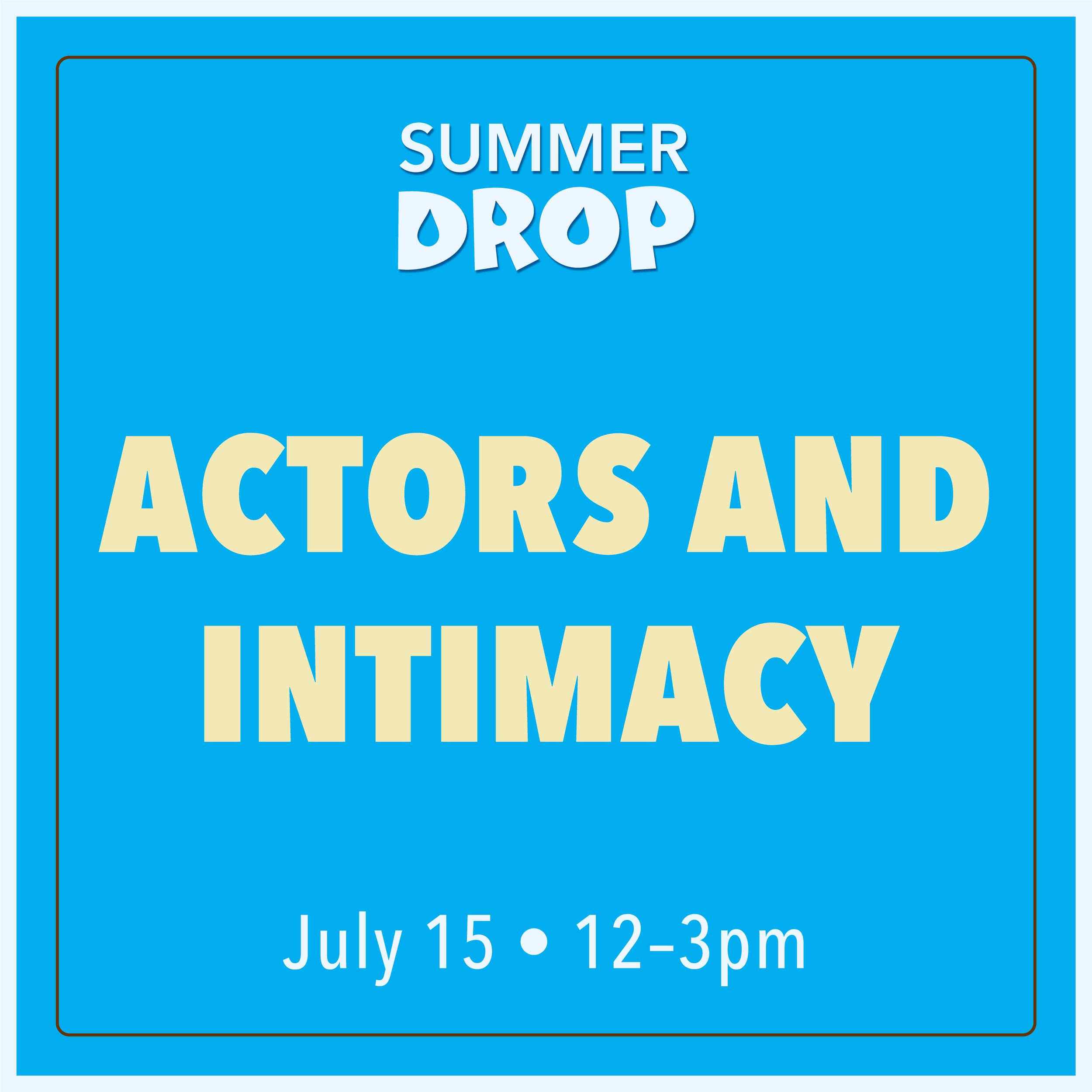 Workshops — Theatrical Intimacy Education