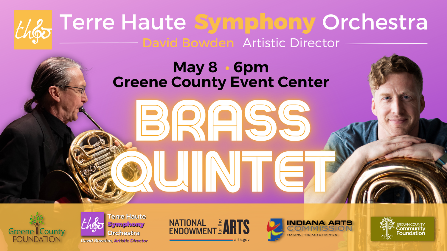 Greene County Foundation Chamber Series: THSO Brass Quintet — Terre ...
