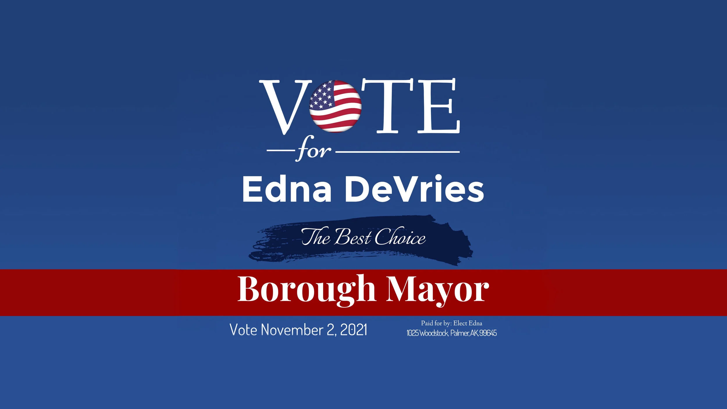 Edna Devries for Mayor