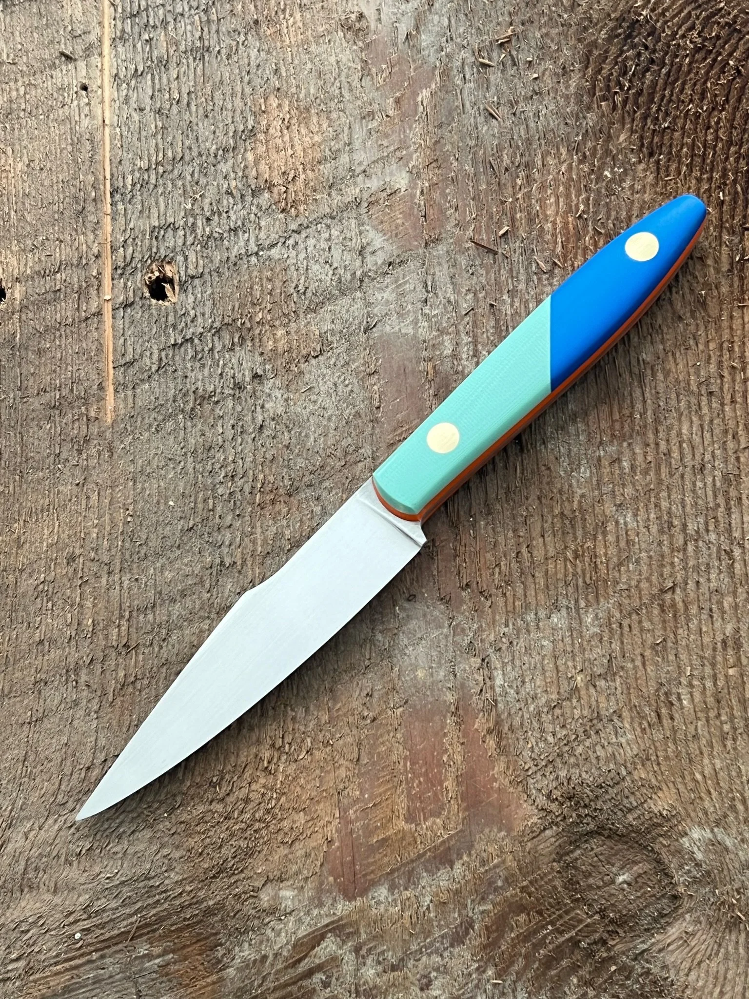Tiffany Blue & Royal Blue Tiger Barb — Feder knives