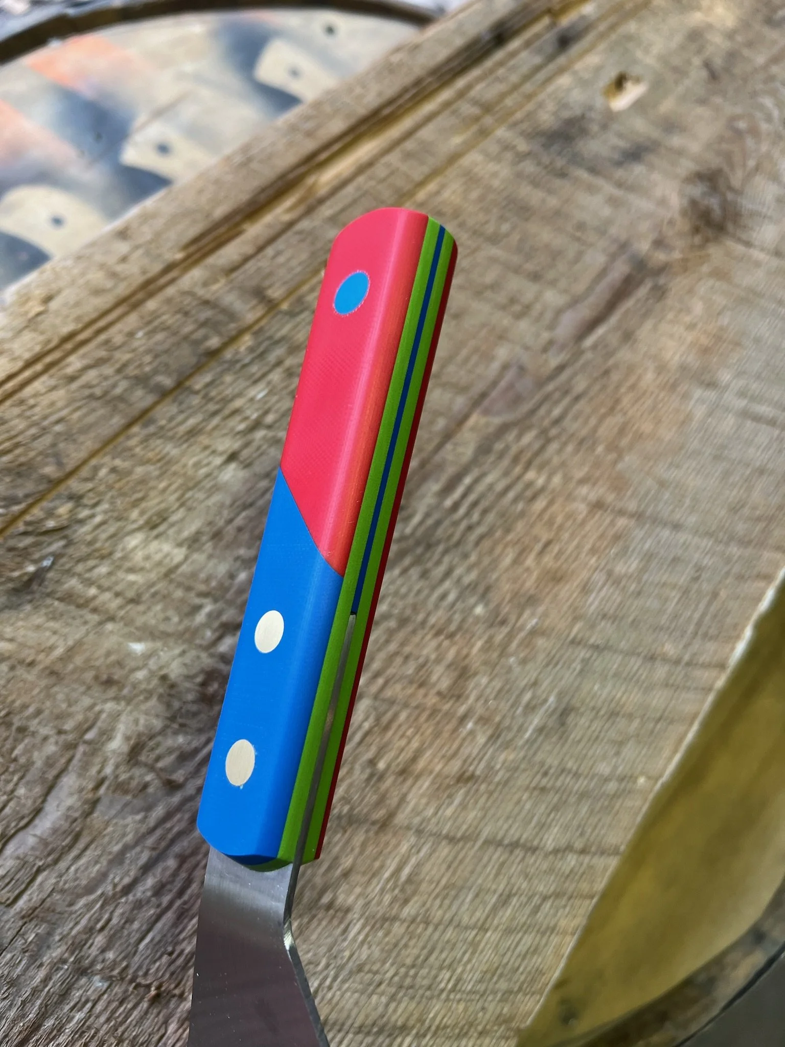 5" x 3" spatula / g10 / stainless — Feder knives