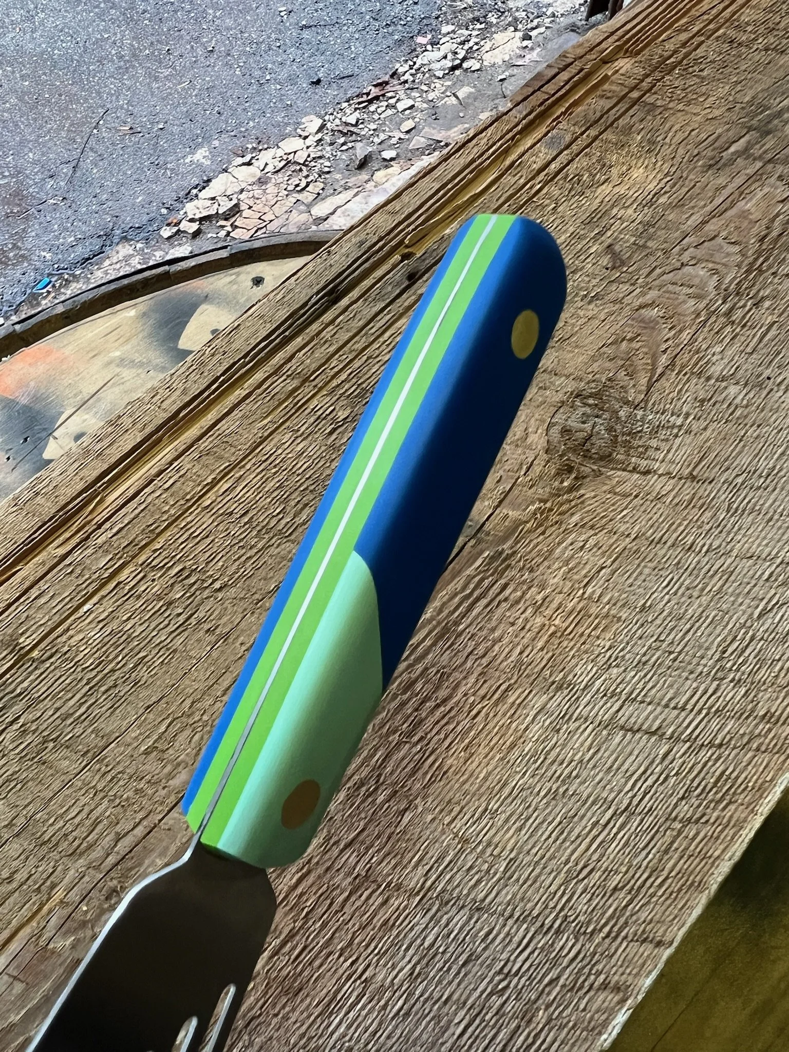 5" x 3" spatula / g10 / stainless — Feder knives