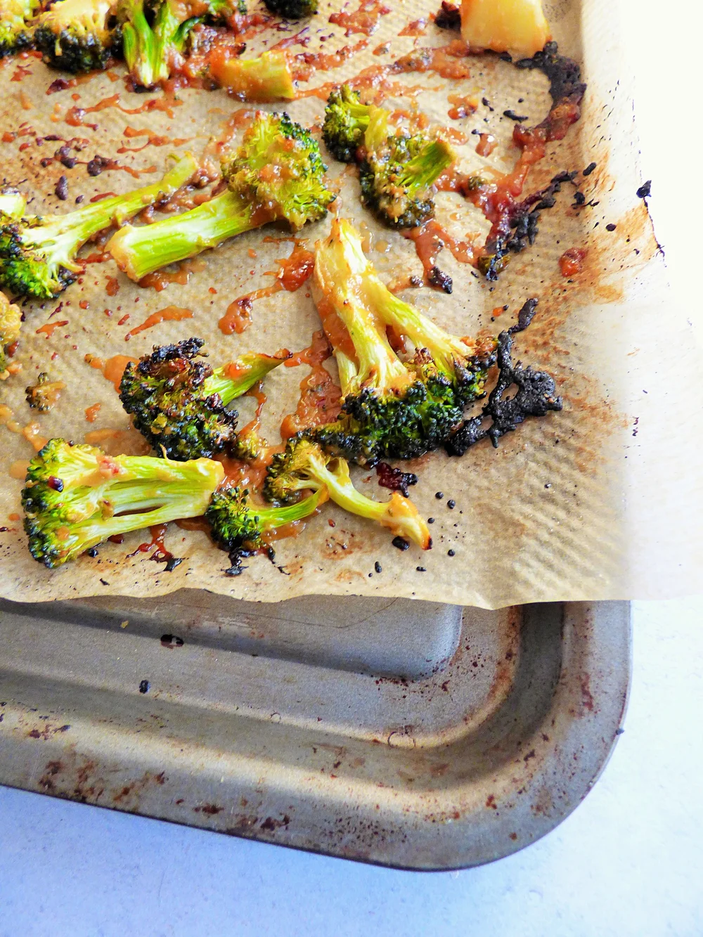 Miso glazed baked broccoli — Holly Tree Kitchen