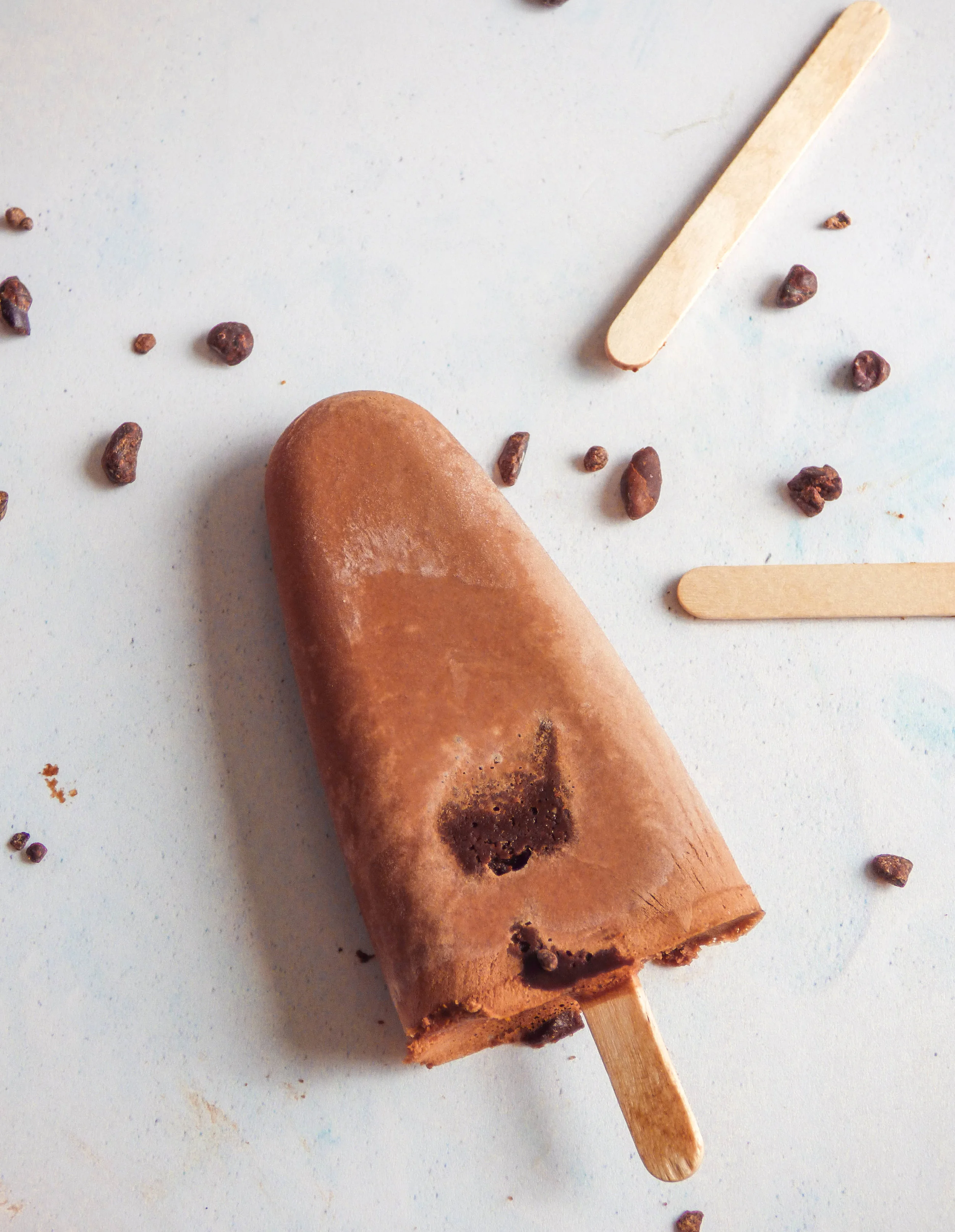 Chocolate coconut ice lollies with a hidden truffle centre — Holly Tree ...