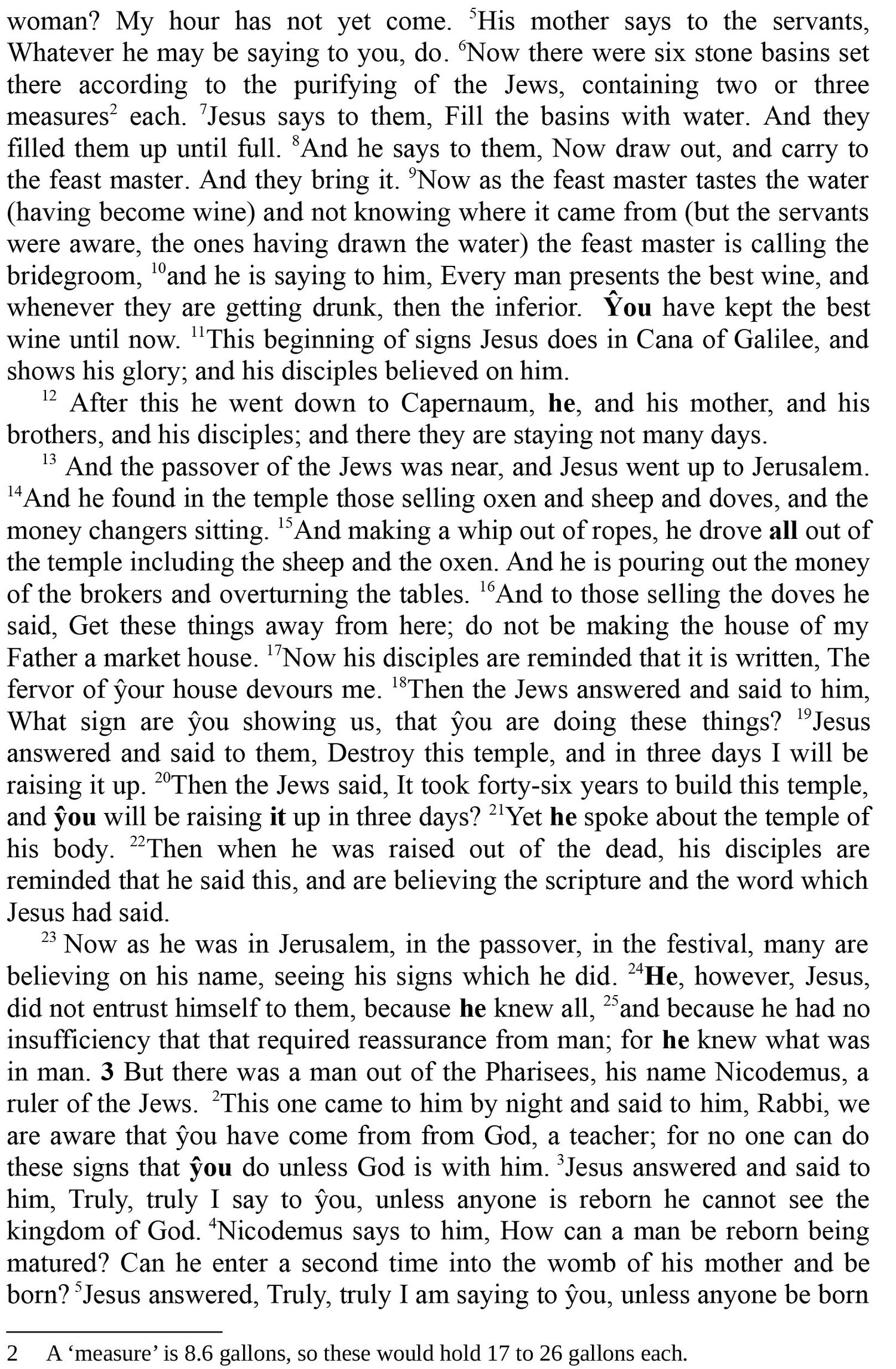 John International — Mark Vedder