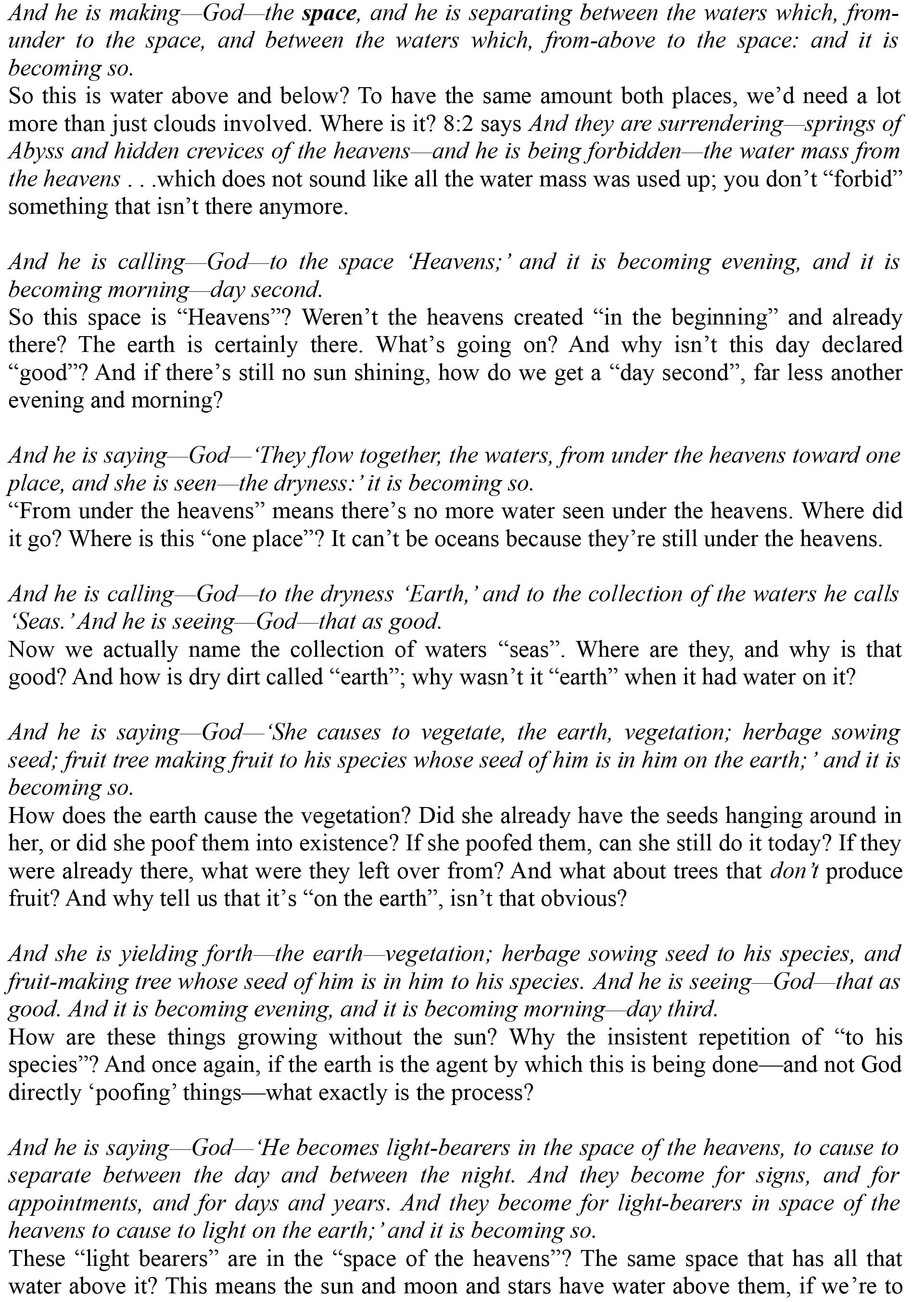 Appendix 1 — Mark Vedder