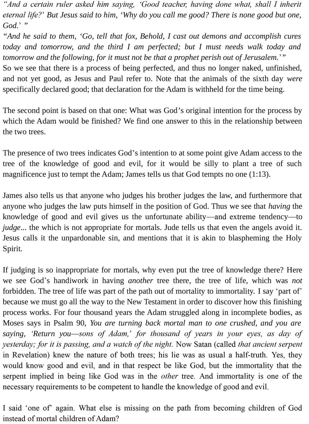 Appendix 3 — Mark Vedder