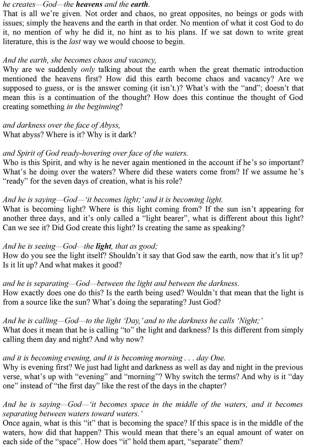 Appendix 1 — Mark Vedder