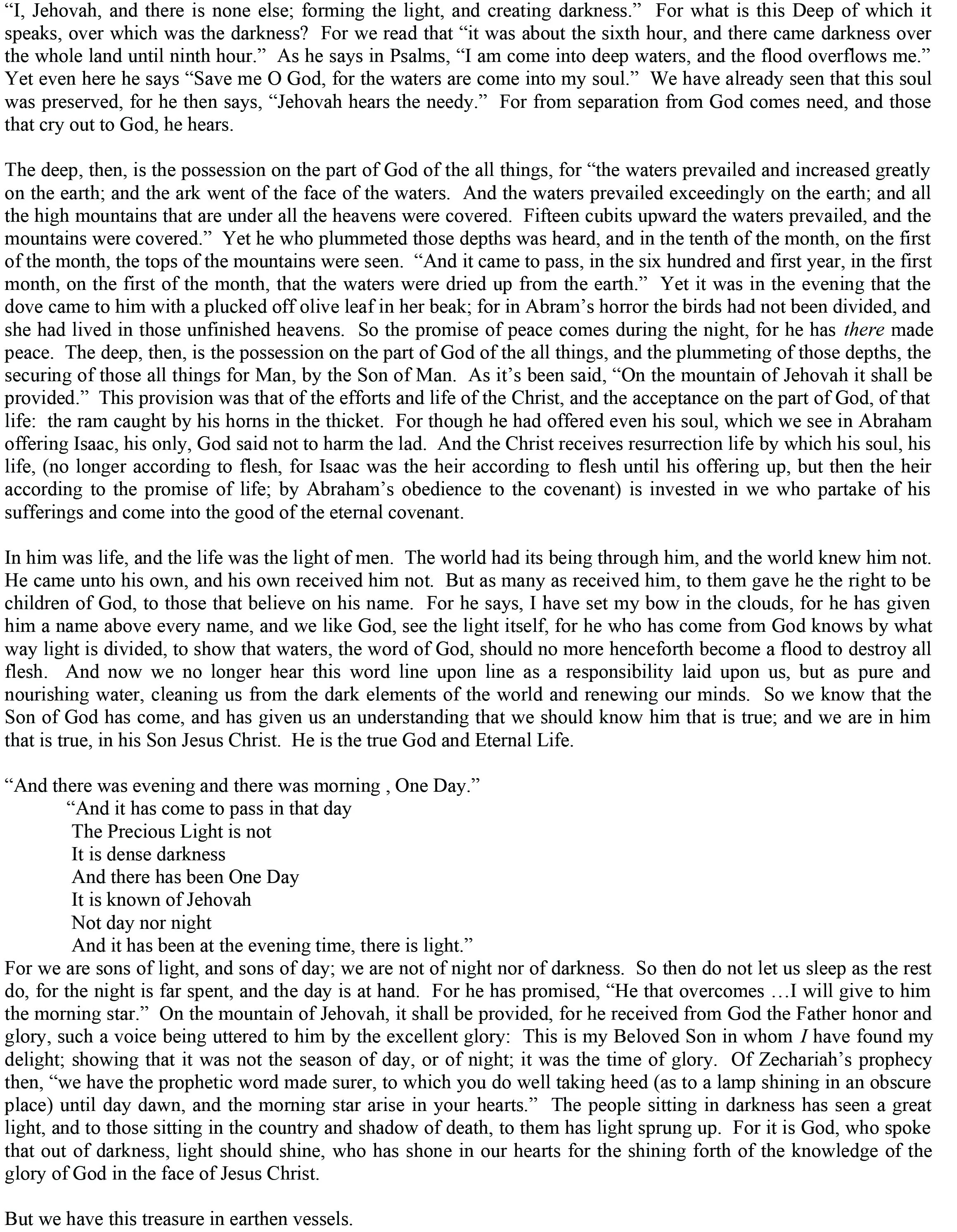 Light — Mark Vedder