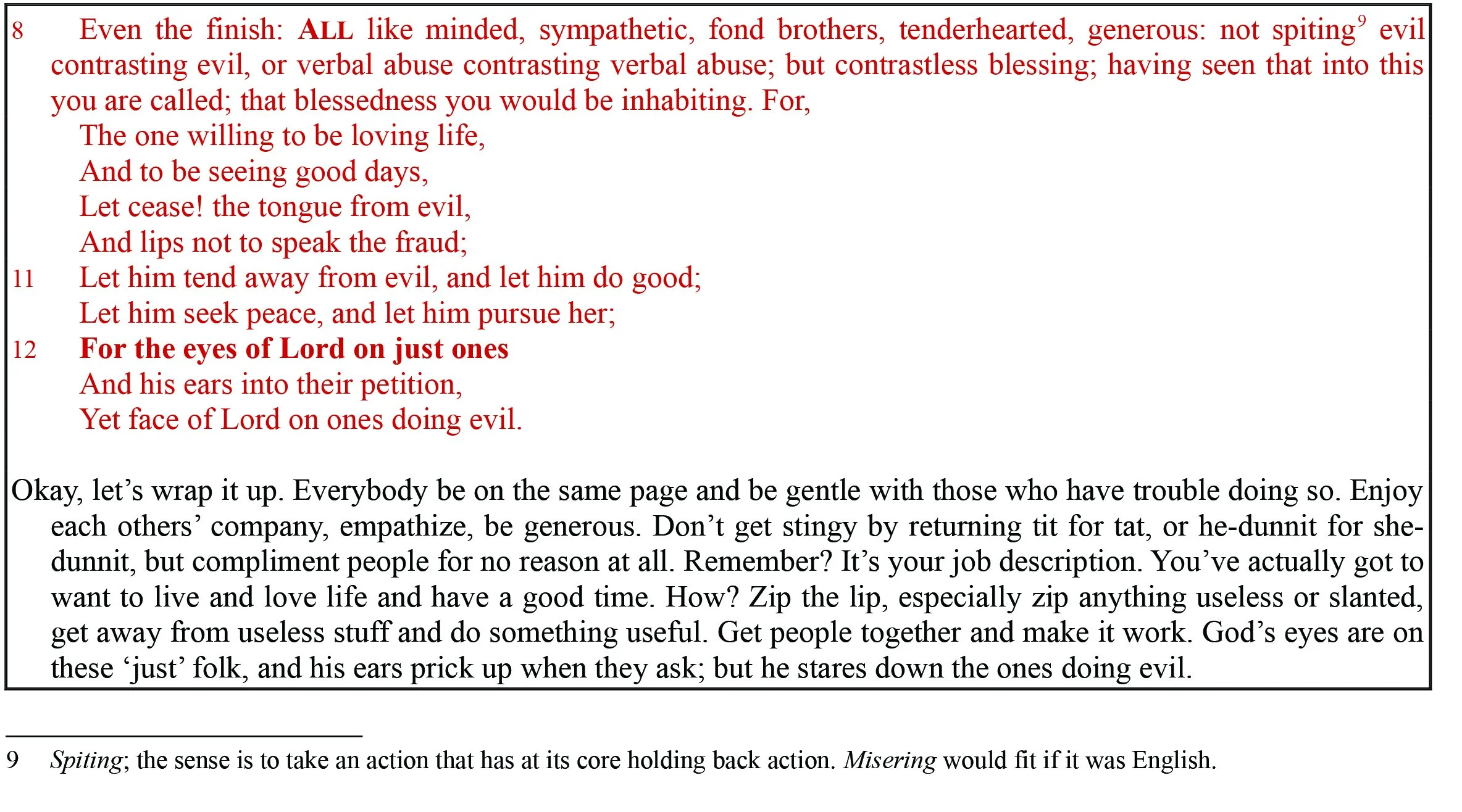 1 Peter Trans — Mark Vedder