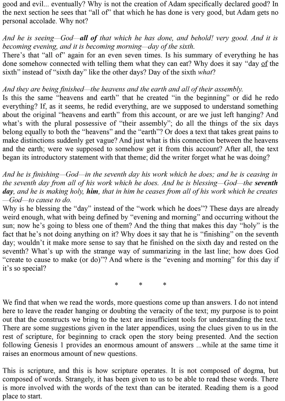 Appendix 1 — Mark Vedder