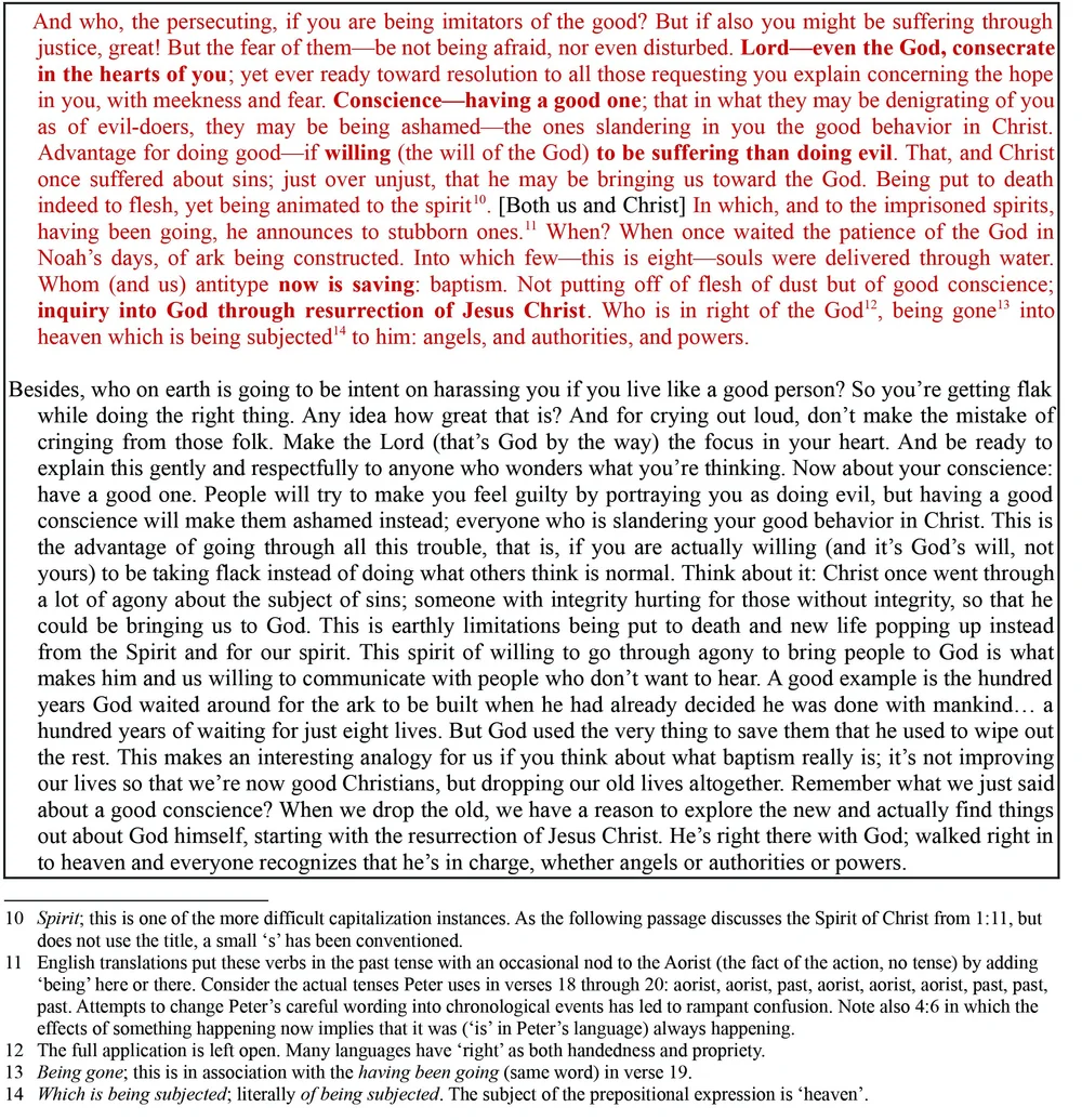 1 Peter Trans — Mark Vedder