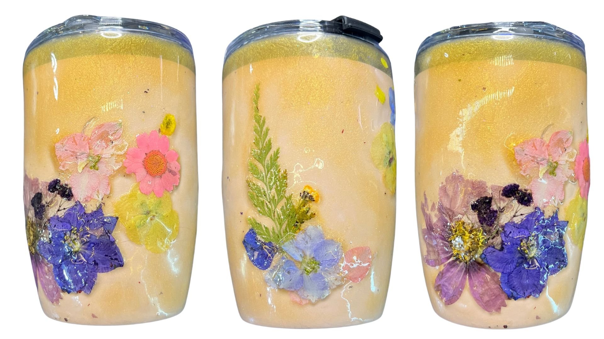 Resin Tumbler with Flowers Art Class | Grace Noel Art — Denver's Art ...