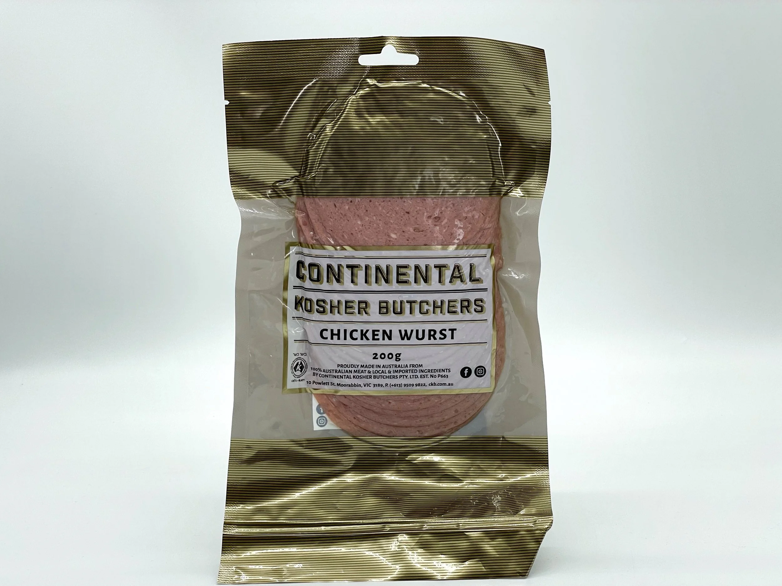 Chicken Wurst Packet — Continental Kosher Butchers