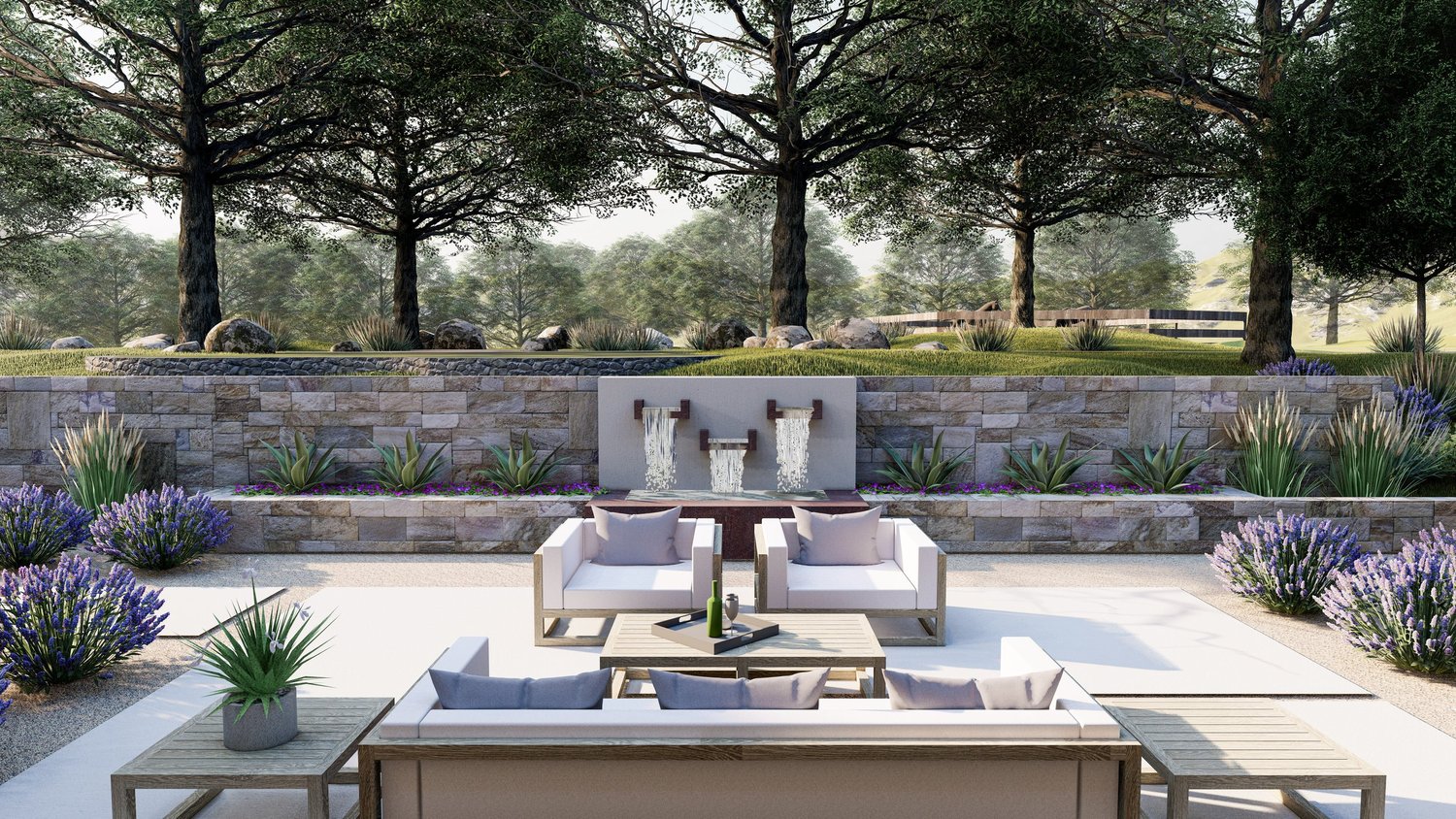 Oak Pass Residence - Landscape Design — Contexto Landscape Design + Build
