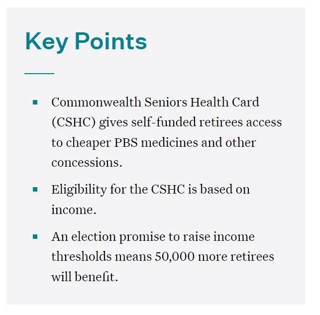 Can I apply for the Commonwealth Seniors Health Card? - Evolution Financial