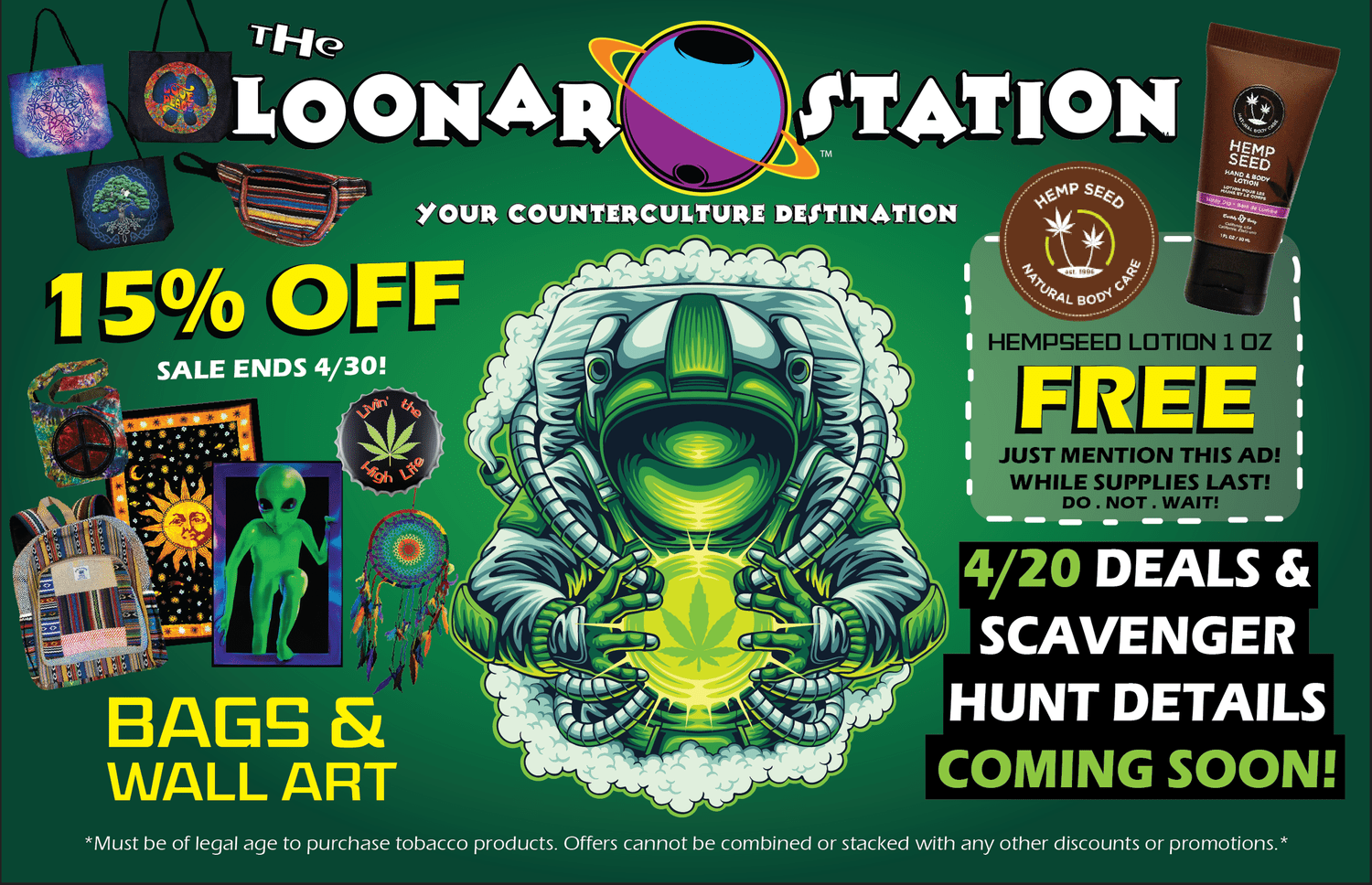 Events & Sales — The Loonar Station