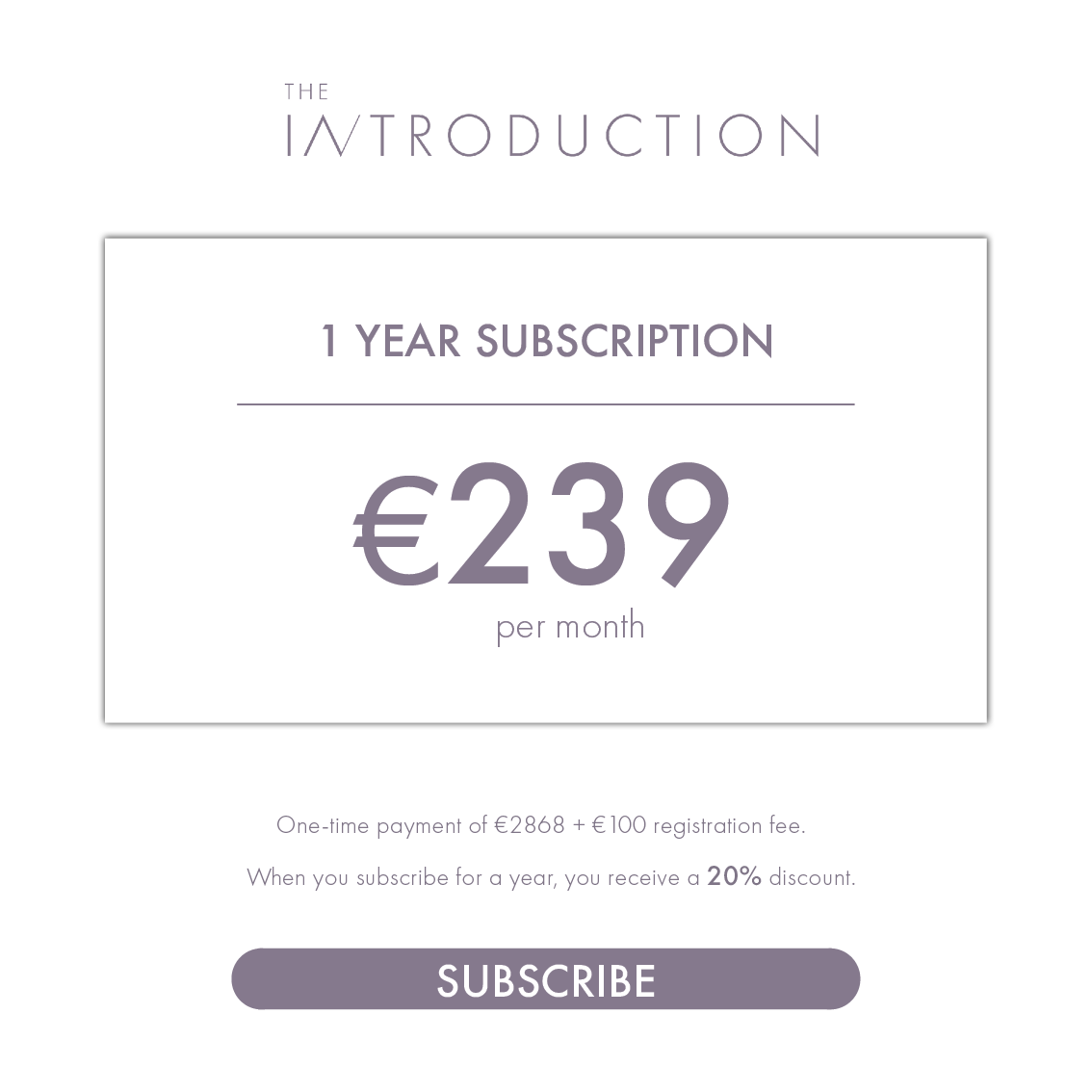 The Introduction - Sign Up For Agencies