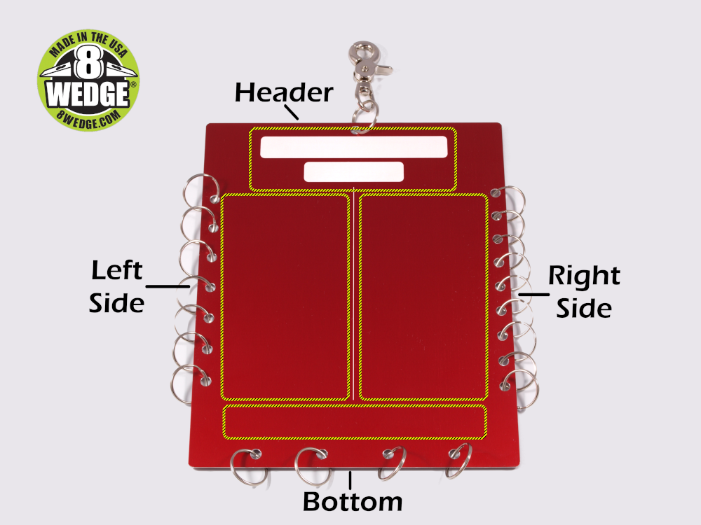 Firefighter Accountability Tags, custom etched aluminum tags include ...