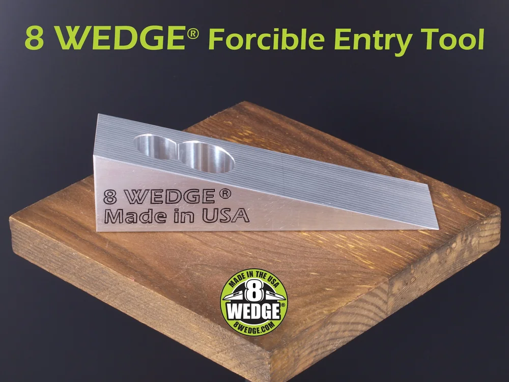 8 WEDGE®: Aluminum Forcible Entry Wedge for Firefighters and First ...