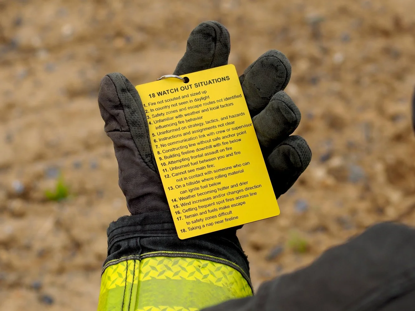 10 Standard Fire Orders & 18 Watch Out Situations – Wildland Fire Guide ...