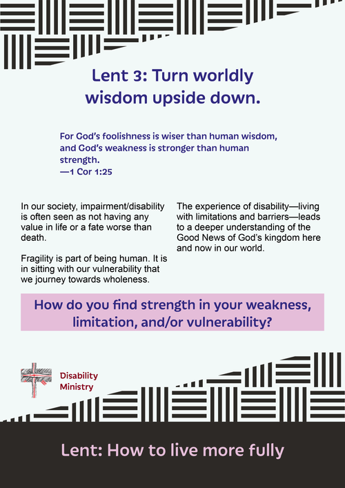 Disability Ministry Resources — Social Justice Unit