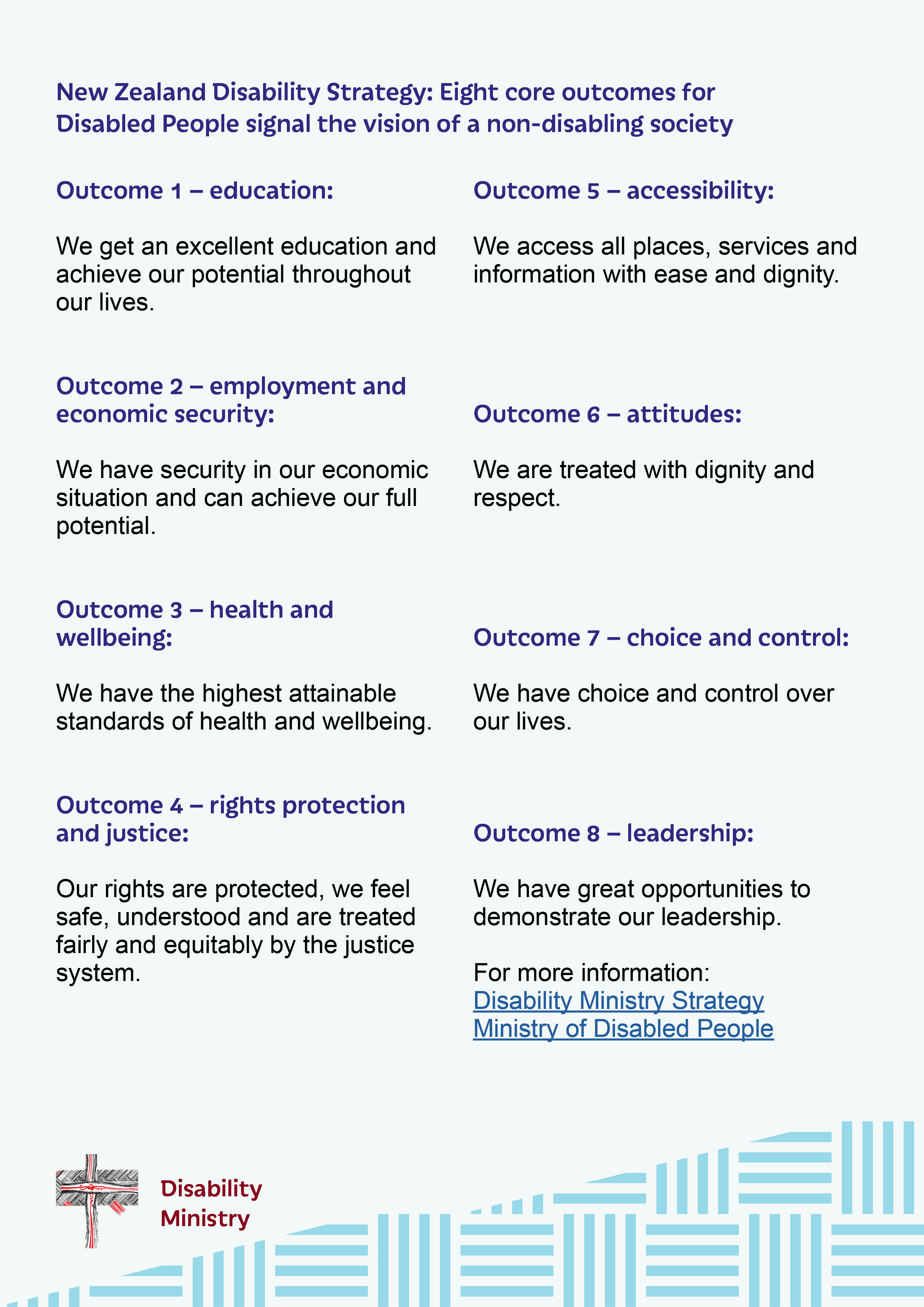 Disability Ministry Resources — Social Justice Unit