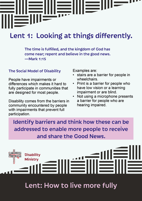 Disability Ministry Resources — Social Justice Unit