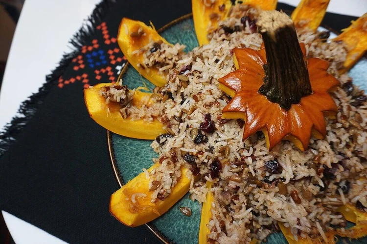 Ghapama - Armenian Stuffed Pumpkin — Dining in Diaspora