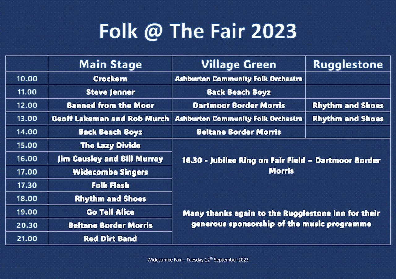 What's On — Widecombe Fair