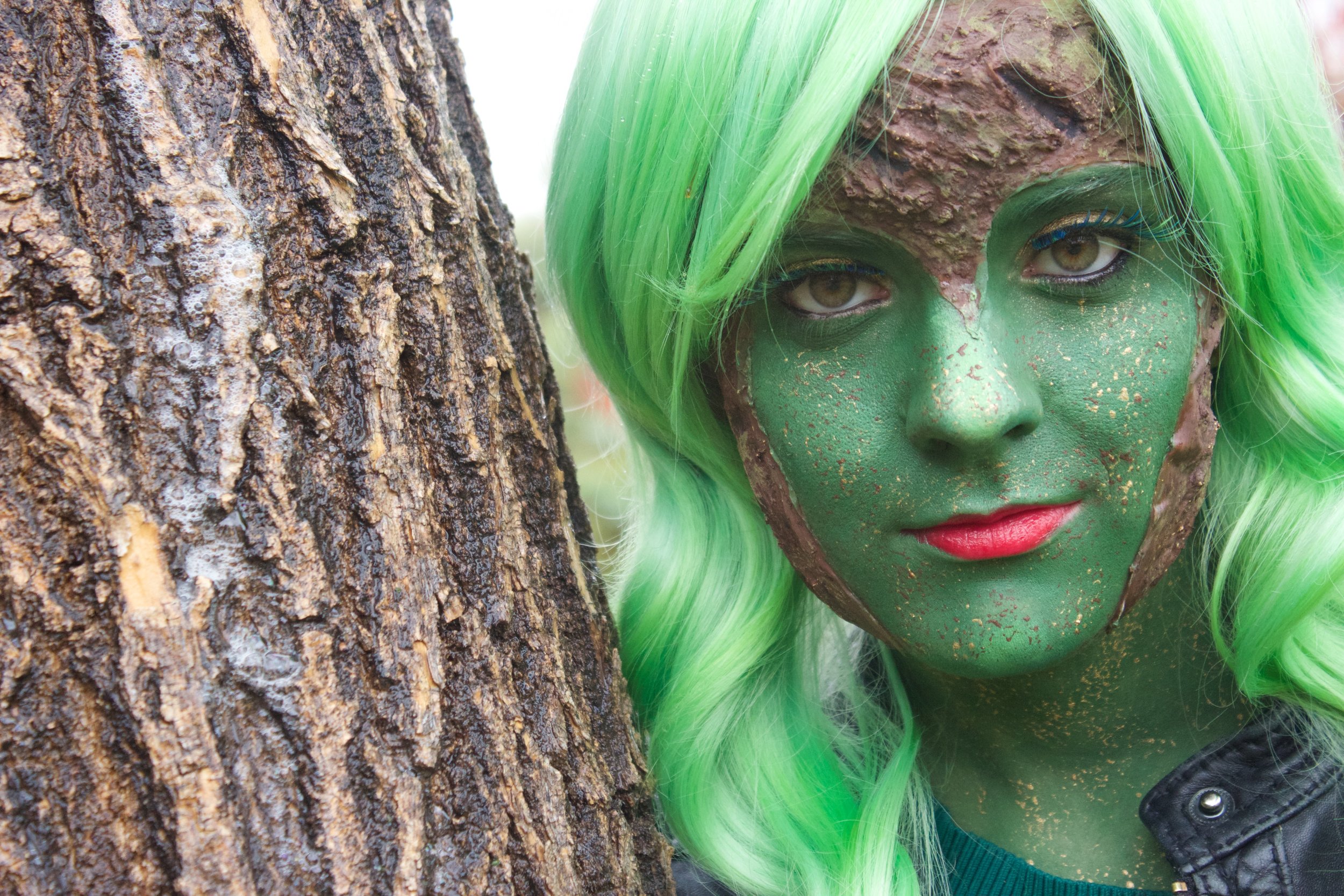 Dryad Costume Makeup