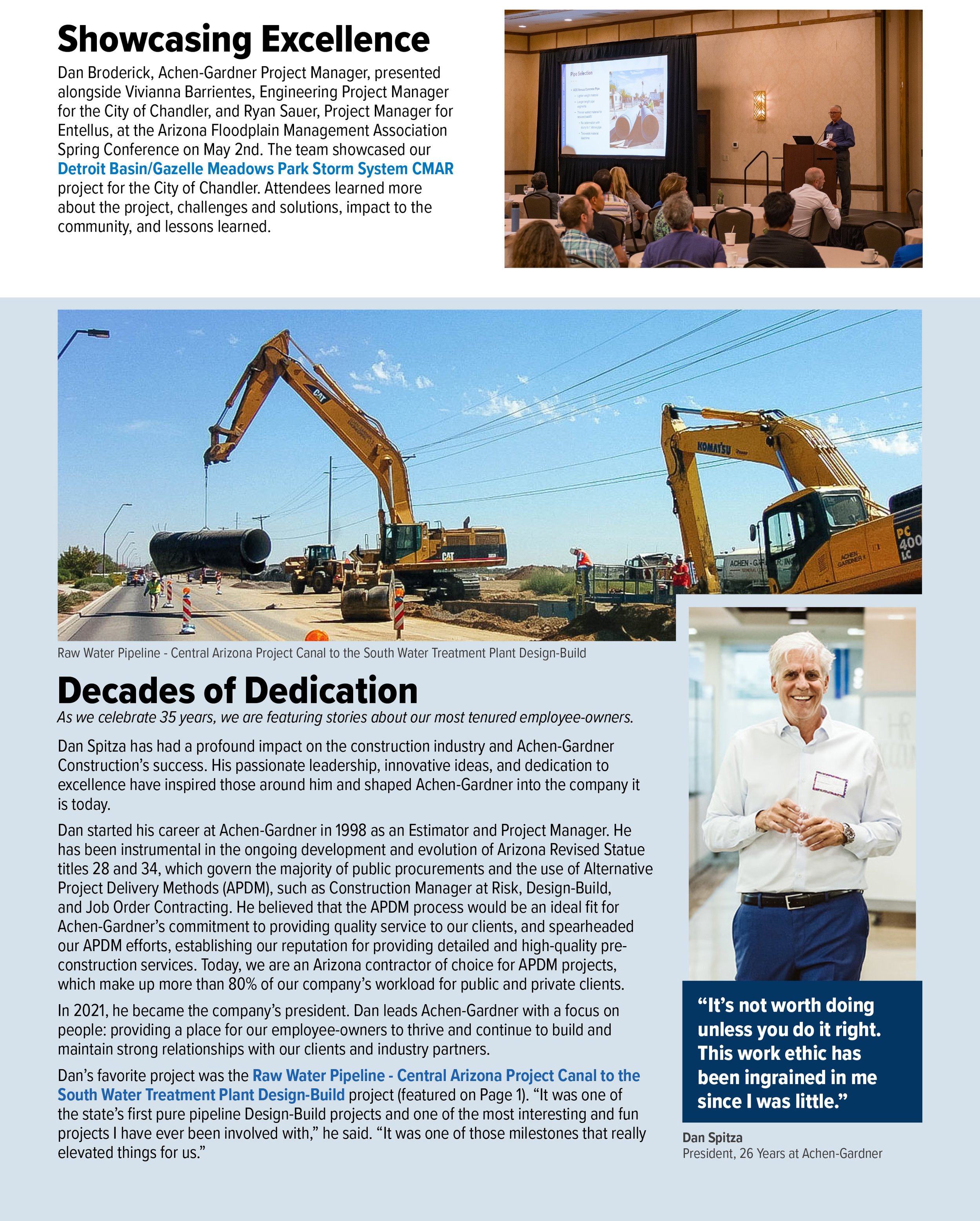 Newsletters — Achen-Gardner Construction - Heavy Civil General Contractor