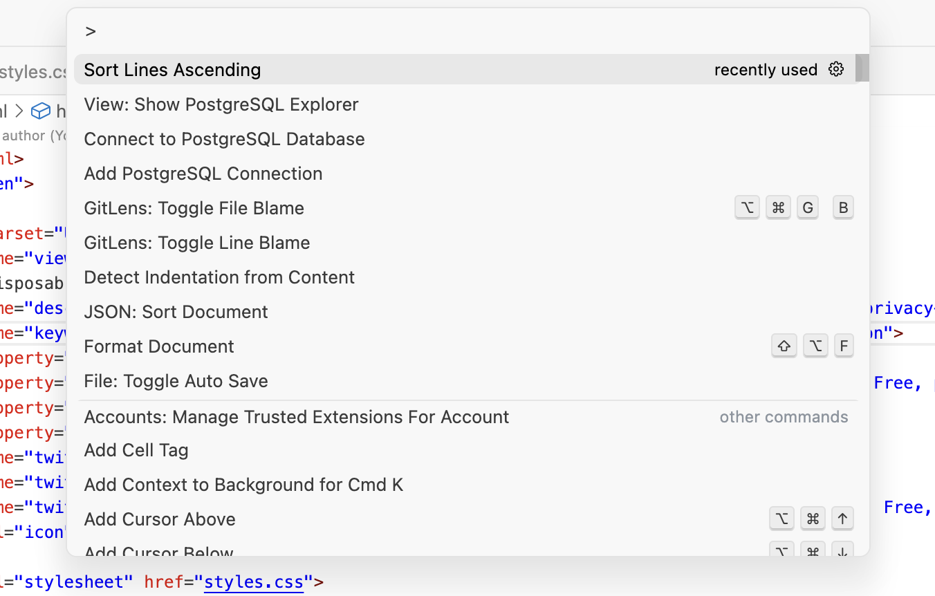 Why do Sublime Text and VS Code use Ctrl-Shift-P for the command bar ...