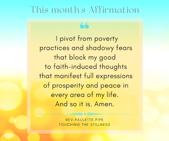 Affirmative Prayers — Touching the Stillness Ministries