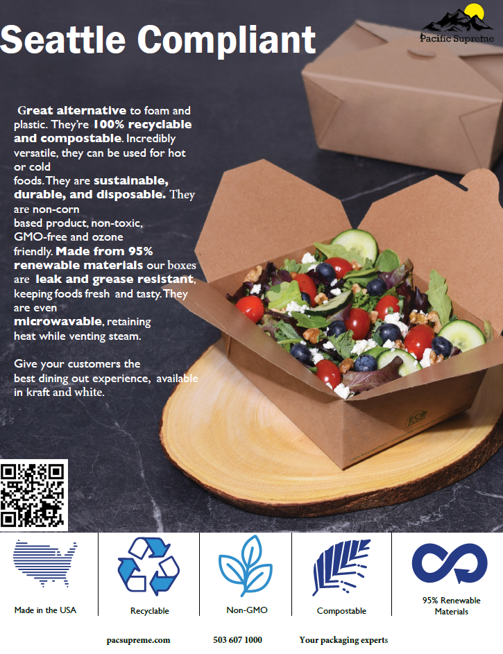 seattle to go boxes — Pacific Supreme Non Foods