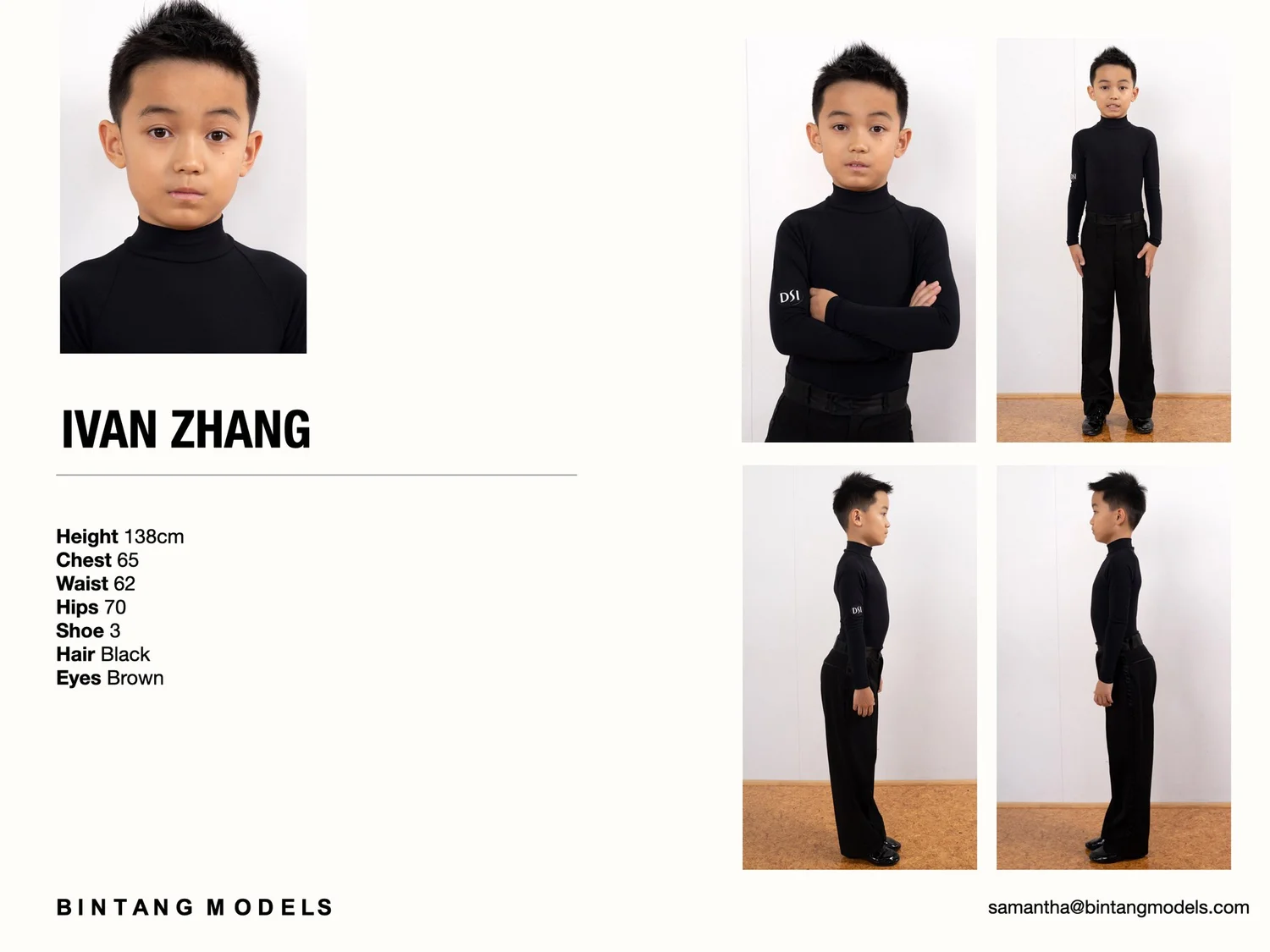 Ivan Zhang — BINTANG MODELS & MANAGEMENT