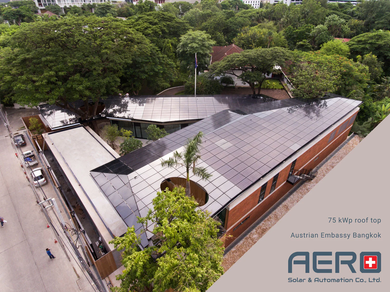 Austrian Embassy Bangkok - AERO Solar & Automation Co., Ltd.